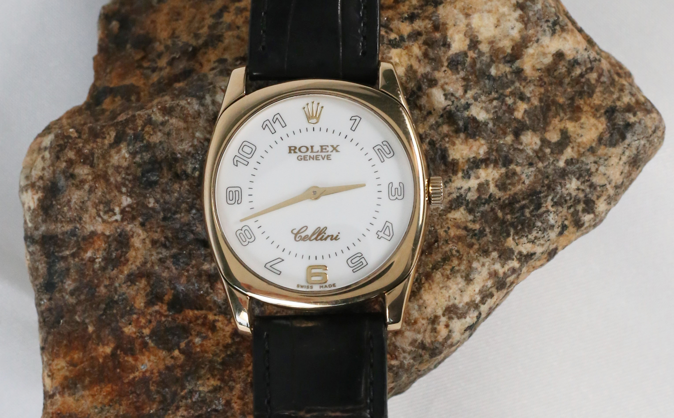 Rolex Cellini Danaos 4233 18k Yellow Gold Men's 33mm Dress Watch ...